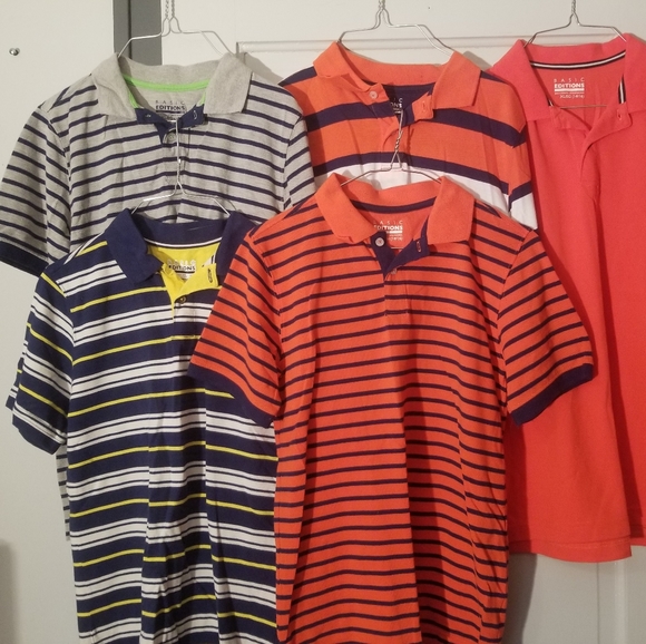 Basic Editions | Shirts & Tops | Lot Of 5 Boys Basic Editions Xl 416 ...